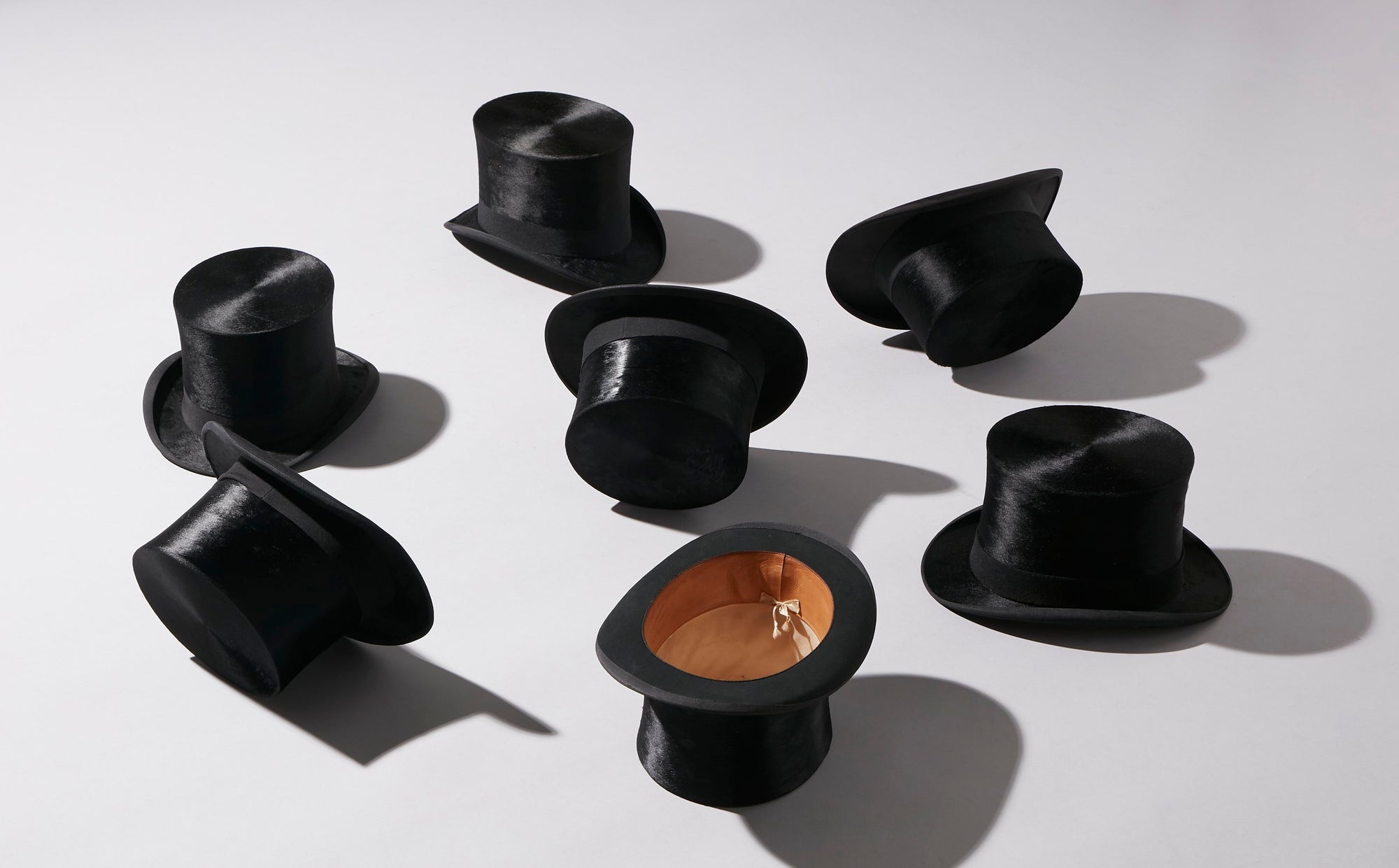 Antique Silk Tops Hats | Oliver Brown, London