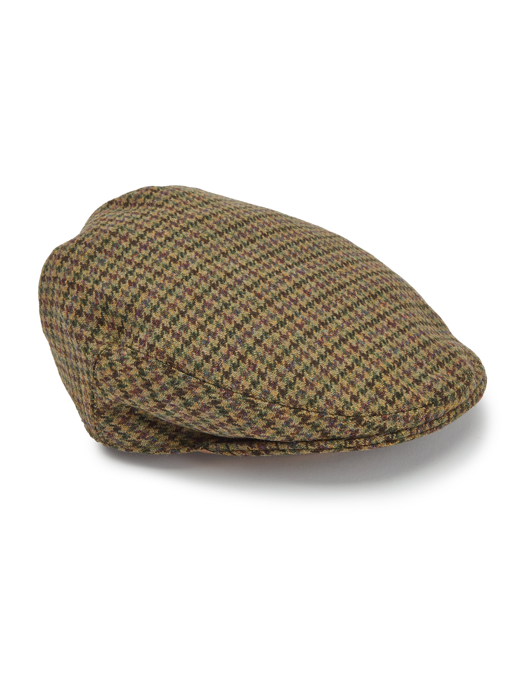 Highland Club Check Tweed Flat Cap | Men's Tweed Caps | Oliver Brown ...