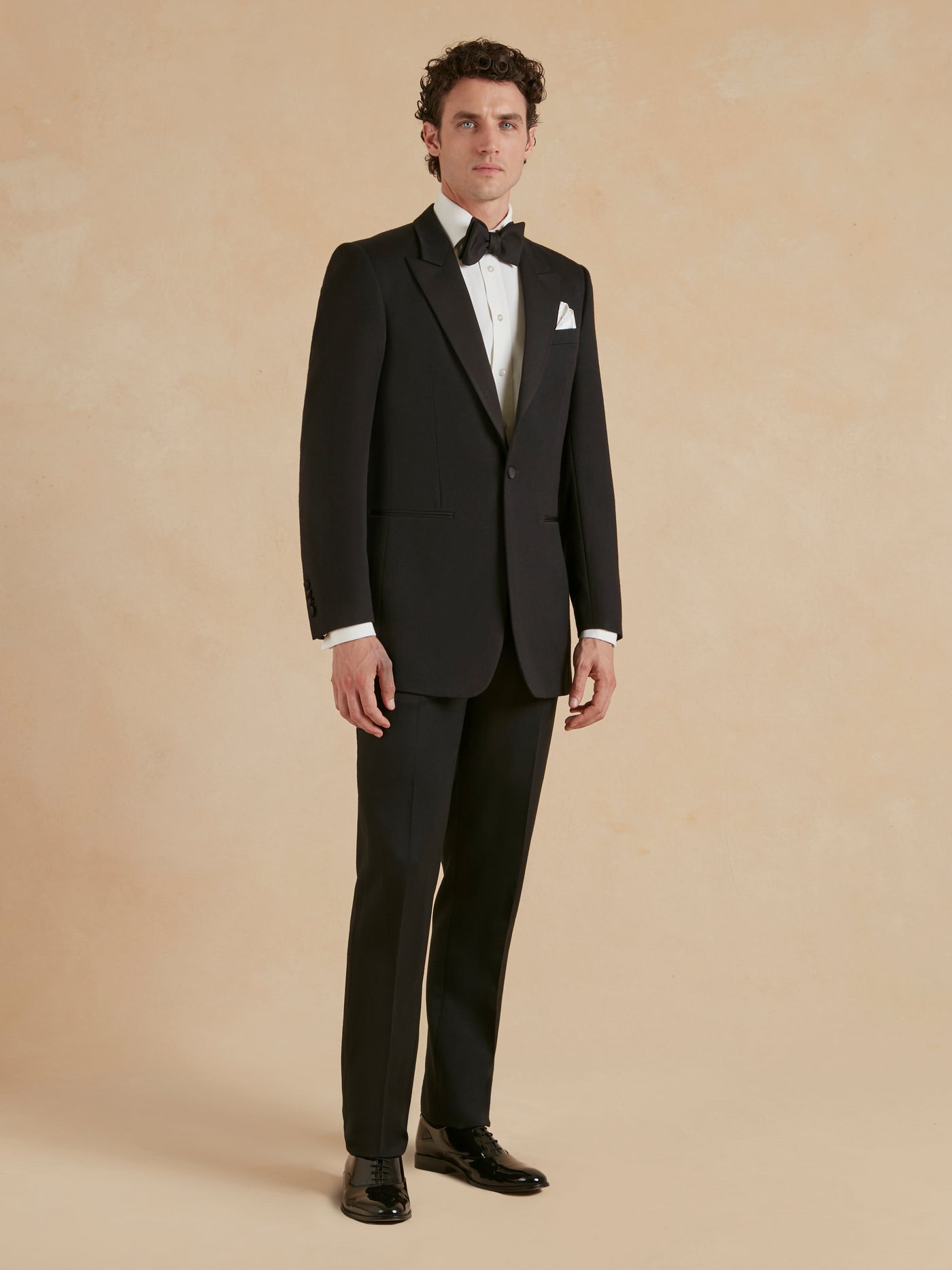 Carlyle Dinner Jacket - Black Barathea | Men's Dinner Jackets | Oliver ...
