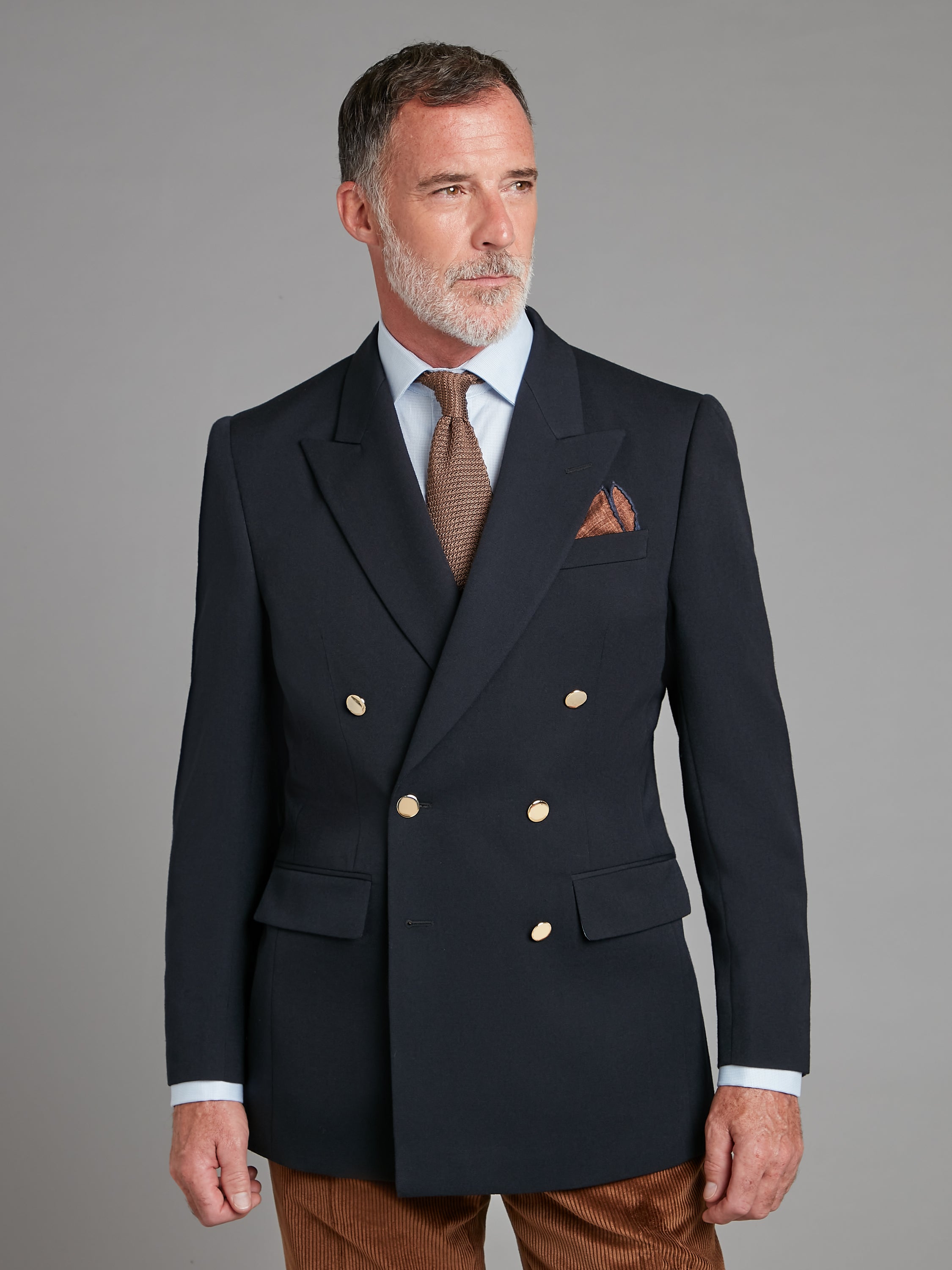 Double breasted blazer mens store