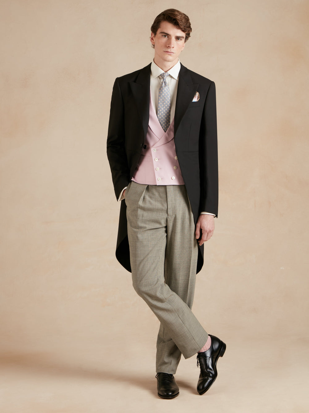 Fresco Morning Coat - Black | Morning Coat | Oliver Brown, London