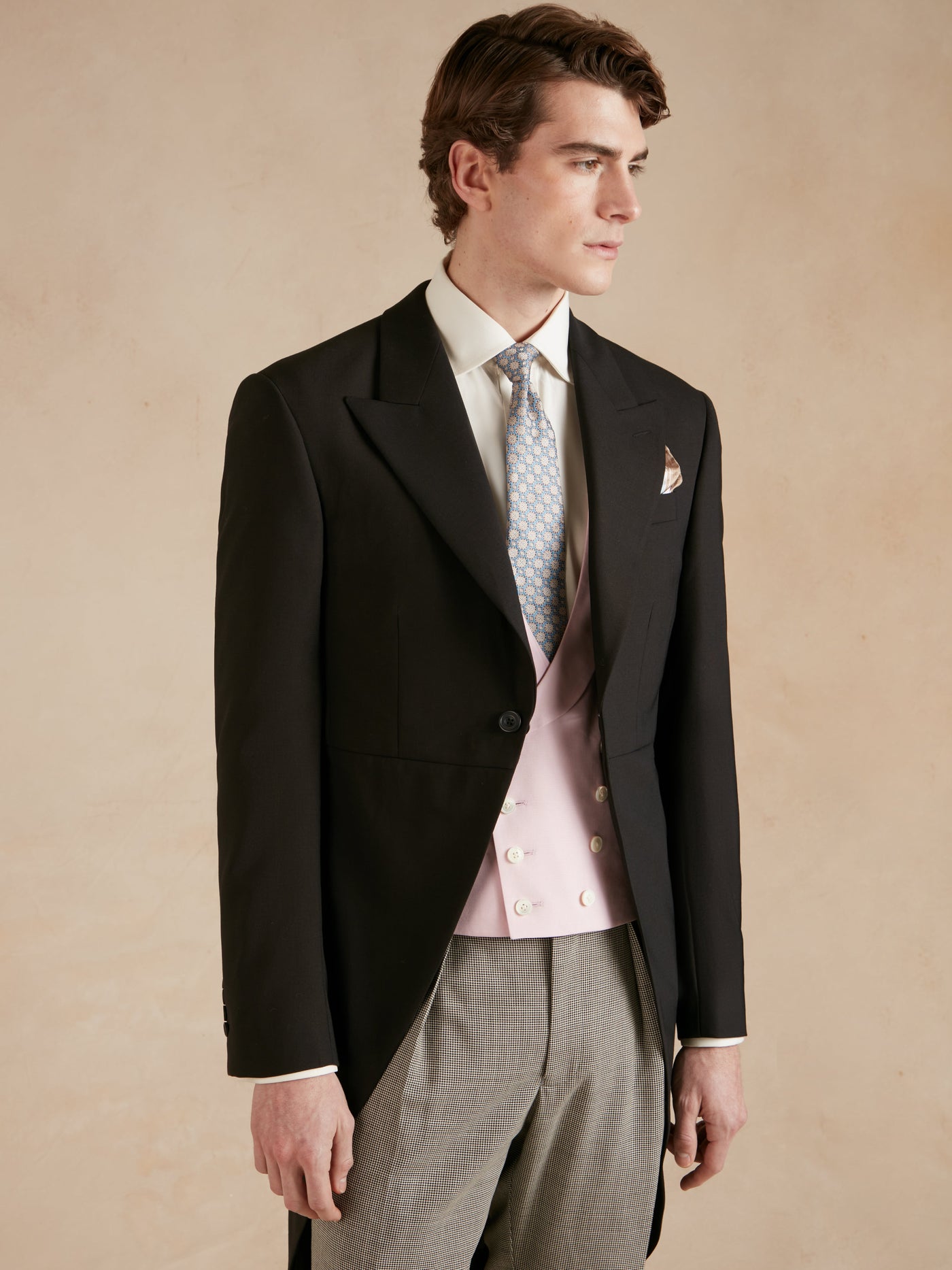 Fresco Morning Coat - Black | Morning Coat | Oliver Brown, London