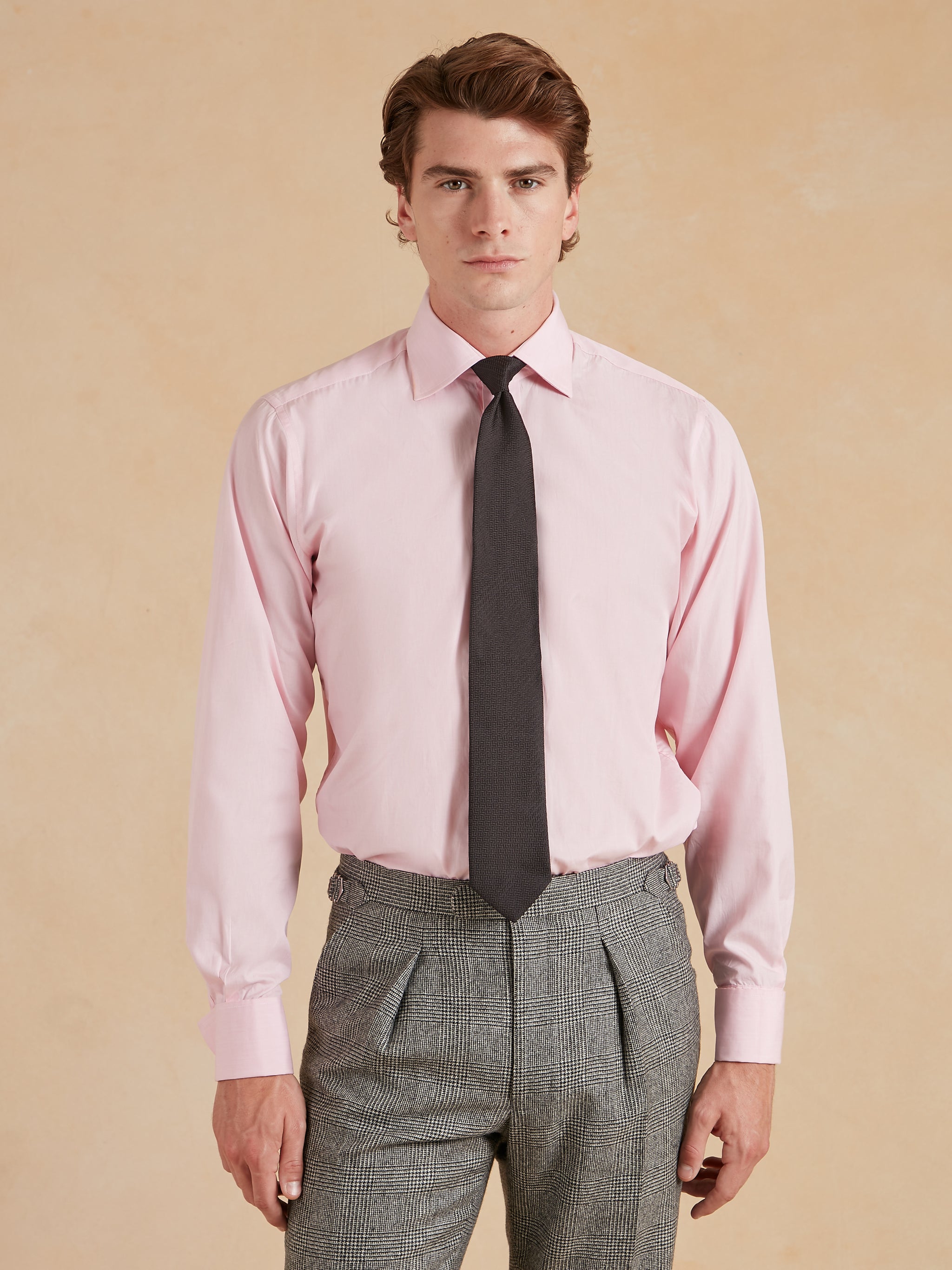 Luxury Shirt - Pale Pink | Men's Classic Shirts | Oliver Brown, London