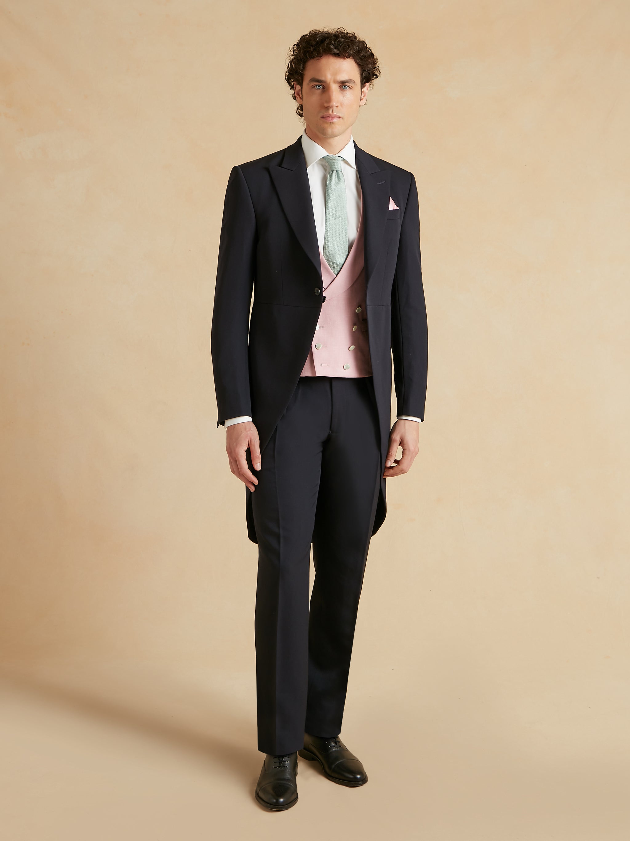 The Ascot Dormeuil Morning Suit - Navy | Men's Morning Suits | Oliver ...