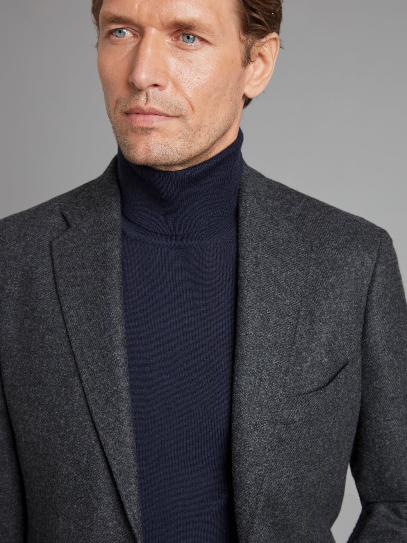 Unstructured Wool Jacket - Charcoal | Men's Casual Jackets | Oliver ...