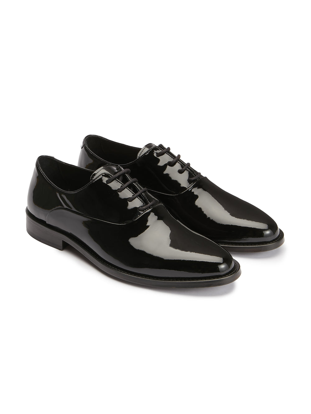 Oliver Brown Patent Dress Shoes - Black
