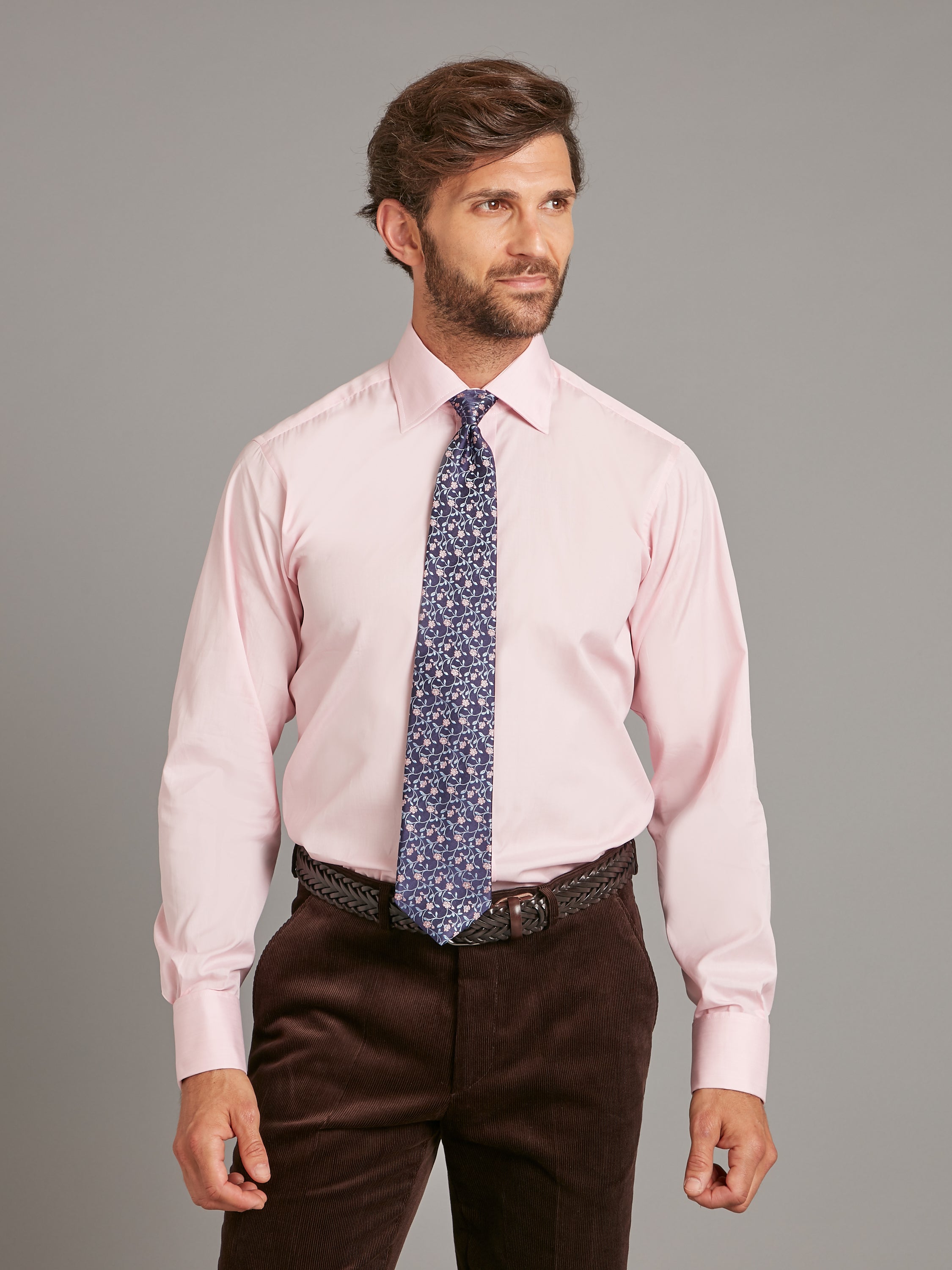 Luxury Shirt - Pale Pink | Men's Classic Shirts | Oliver Brown, London