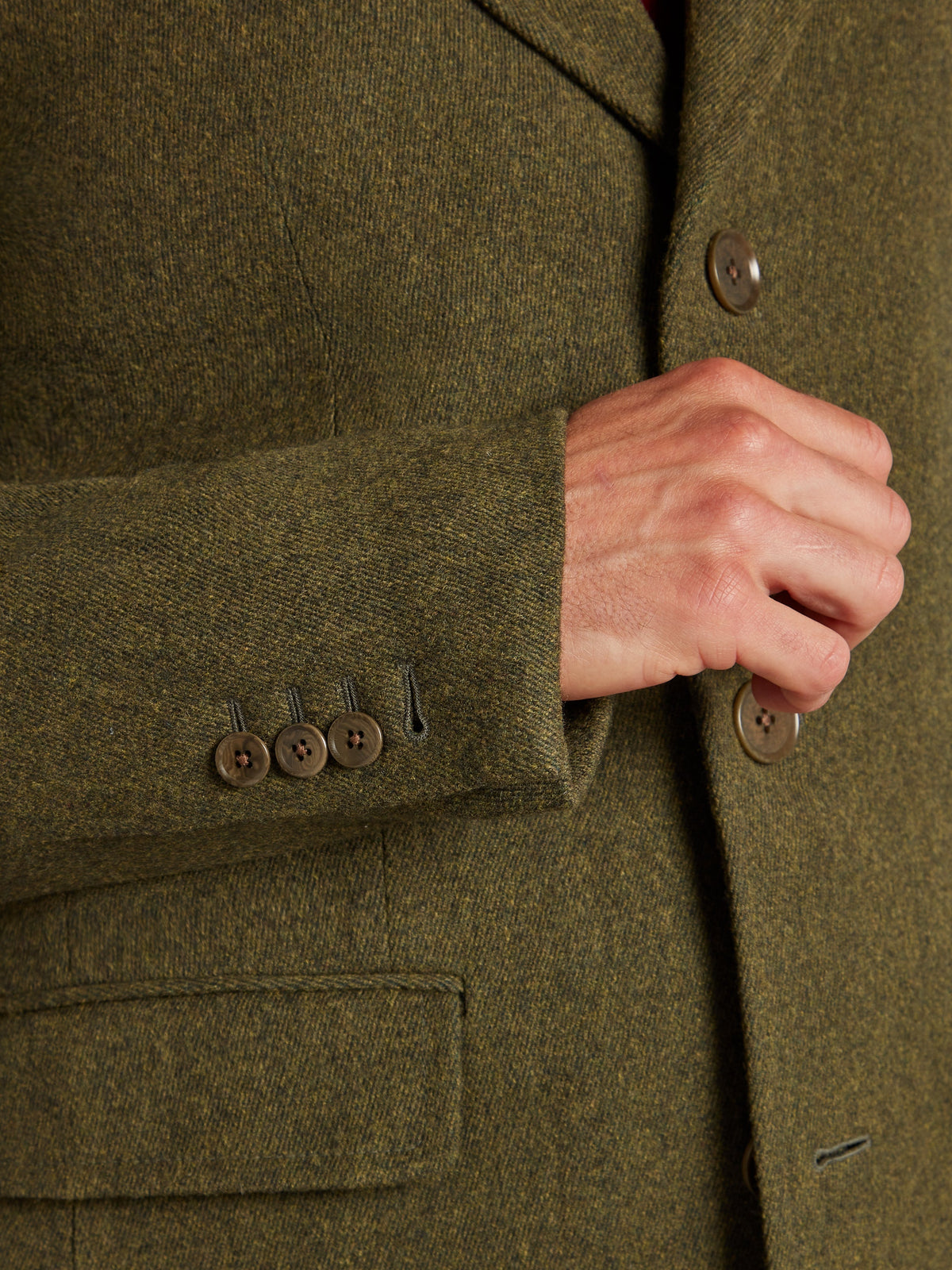 Single Breasted Overcoat - Forest Green | Men's Overcoats | Oliver ...