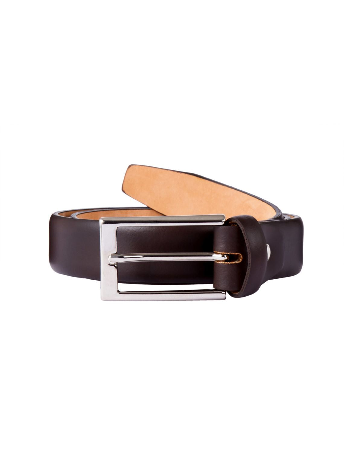 Plain Suit Belt - Brown | Men's Belts | Oliver Brown, London
