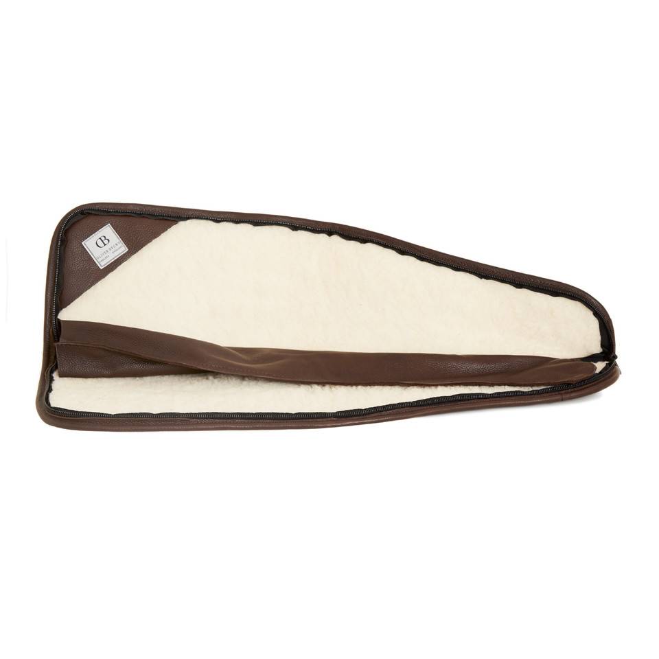 Mottled Leather Leg O'Mutton Gun Slip - Brown – Oliver Brown