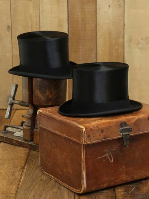 Antique Silk Tops Hats | Oliver Brown, London