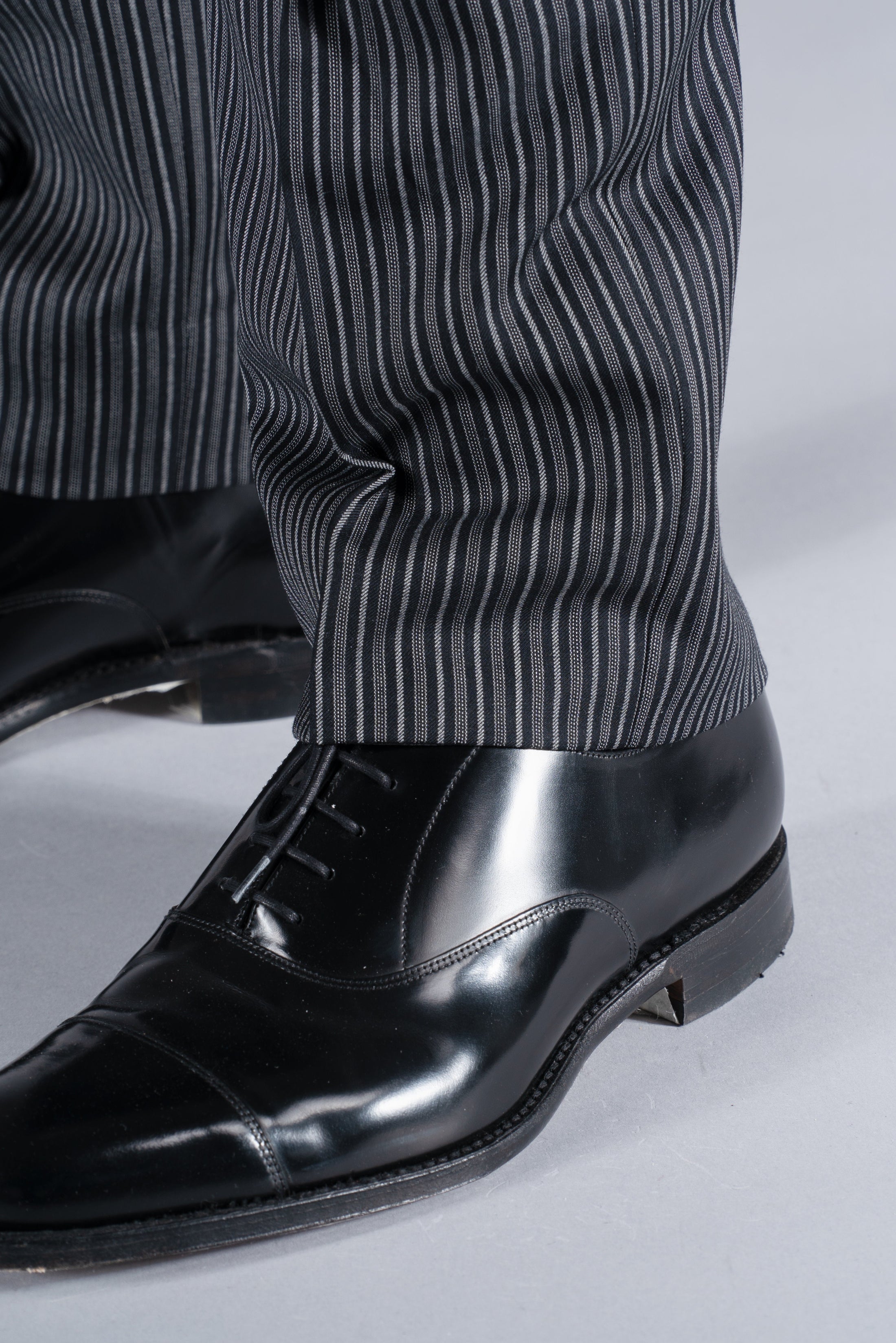 Pleated Luxury Morning Trousers - Black, Grey | Men's Morning Trousers ...